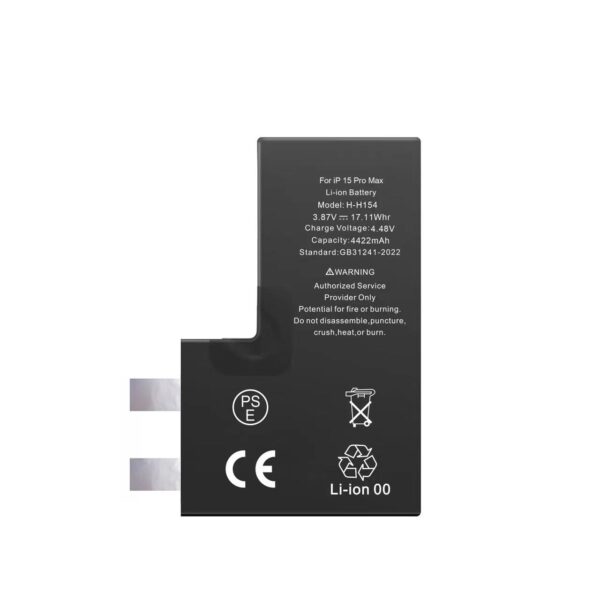 iPhone 15 Pro Max Battery Cell Kit (NO BMS) Premium Quality 4422mAh ...